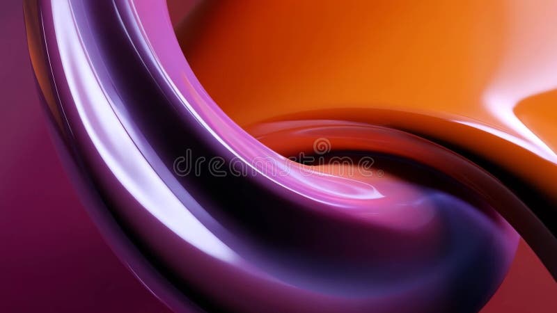 Abstract Fluid Shapes in Vibrant Colors Creating a Dynamic and Modern Visual Experience Stock ...