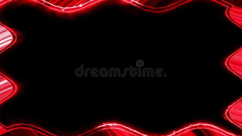 Abstract Red Neon Frame stock footage. Video of border - 335522356