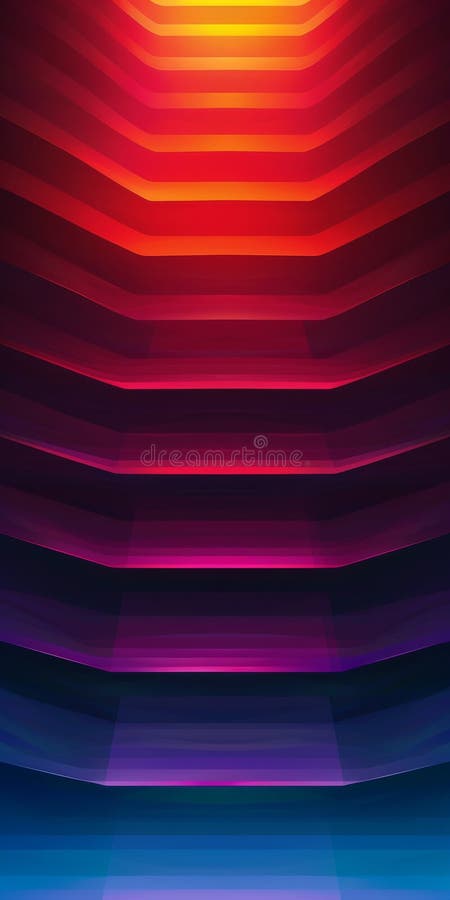 Vibrant Abstract Geometric Background with Gradient Layers Stock ...