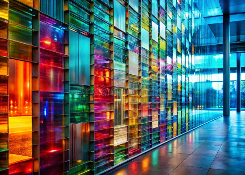 Vibrant Abstract Glass Wall Panels a Stunning Modern Design for ...