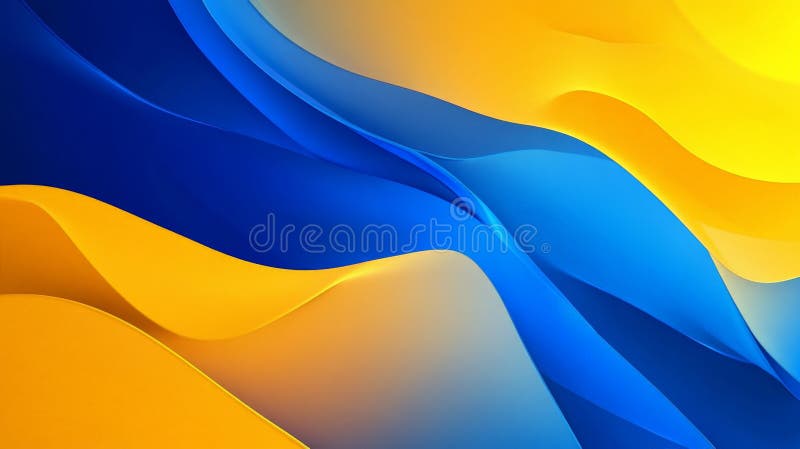A Vibrant Abstract Gradient Background Blending from Electric Blue To ...