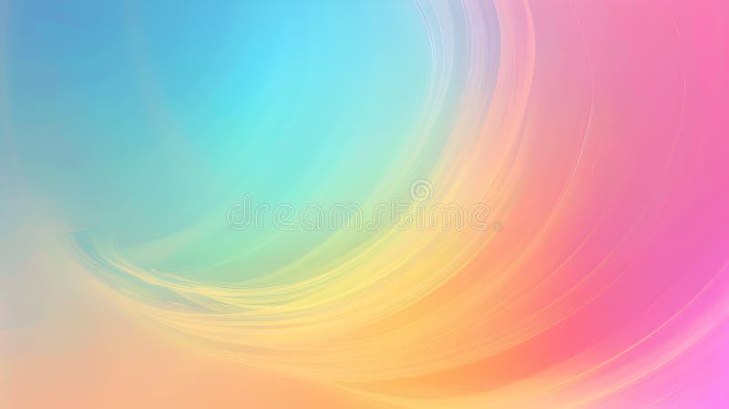 A Vibrant, Abstract Gradient Background with Soft Swirls of Pastel ...