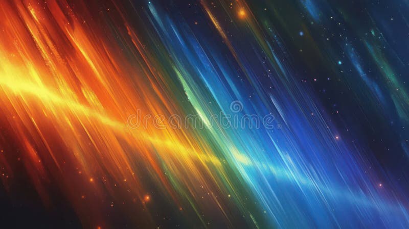 A Vibrant Abstract Gradient of Colors Blending Harmoniously in a ...