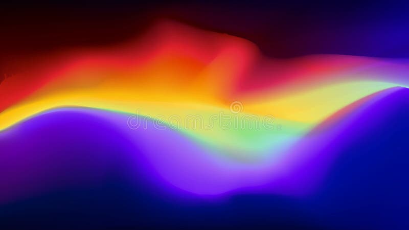 Vibrant Abstract Gradient Soft Yellow Purple Background. Colorful Wave ...