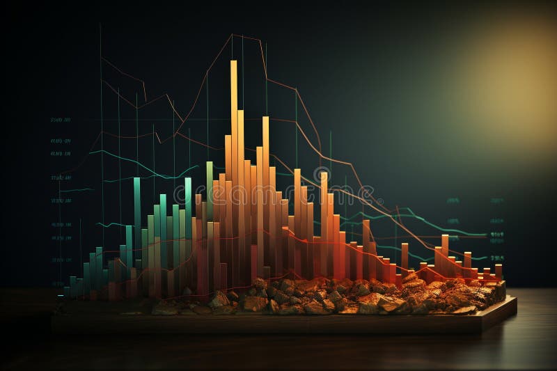 Vibrant and Abstract Graph that Ingeniously Conveys the Exhilaration of ...