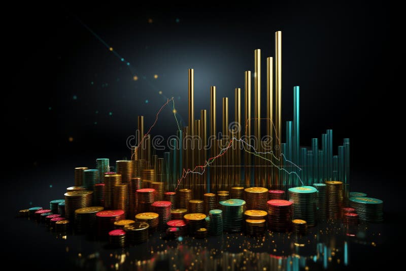 Vibrant and Abstract Graph that Ingeniously Conveys the Exhilaration of ...