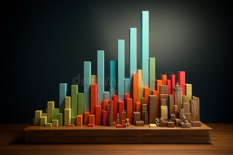 Vibrant and Abstract Graph that Ingeniously Conveys the Exhilaration of ...