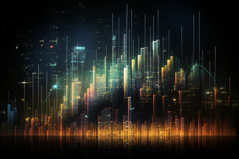 Vibrant and Abstract Graph that Ingeniously Conveys the Exhilaration of ...