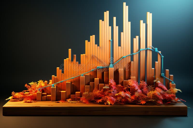 Vibrant and Abstract Graph that Ingeniously Conveys the Exhilaration of ...