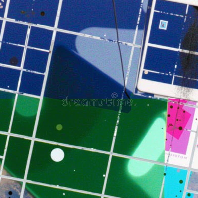 Vibrant Abstract Grid Design Stock Photo - Image of pattern, blue ...