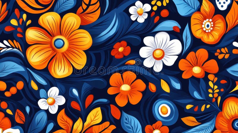 Vibrant Abstract Henna Tattoo Patterns in a Modern Flat Design ...