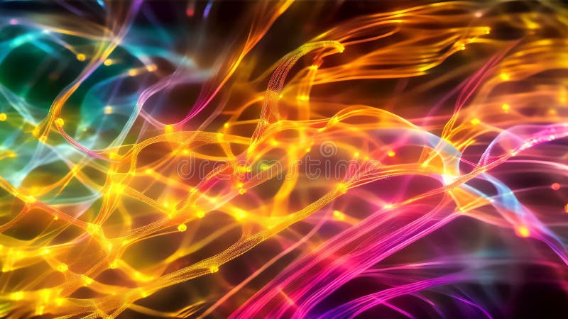 Flow of Neon stock footage. Video of neon, vibrant, brilliance - 303083782