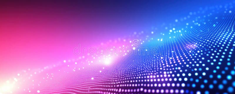 Abstract Blue and Purple Gradient Digital Dots Background Stock Image ...