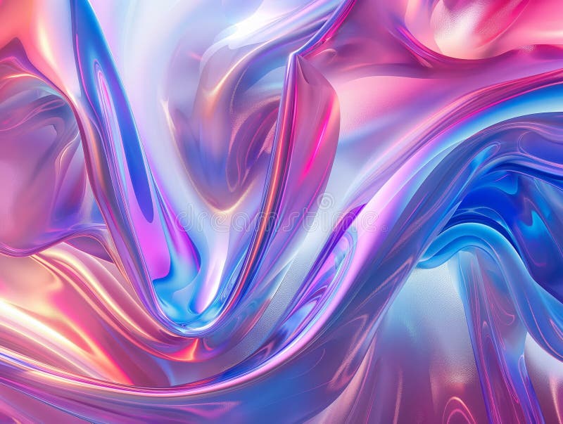 Iridescent Abstract Waves stock image. Image of contemporary - 320683587