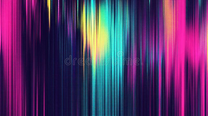 Vibrant Abstract Neon Lightscape, a Symphony of Color and Light Stock ...