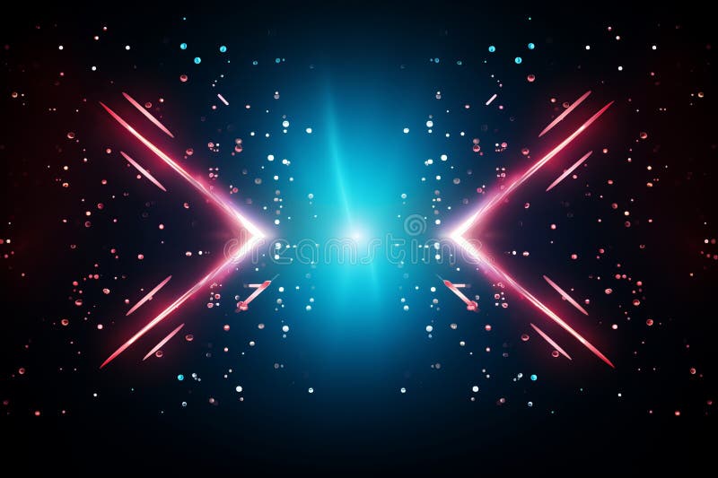 Vibrant Abstract Light Explosion with Colorful Beams and Sparkling ...