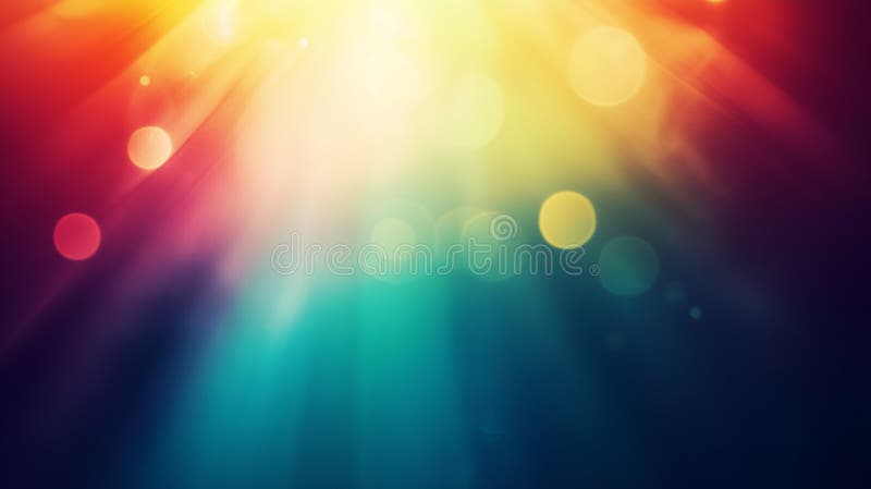 Vibrant Abstract Light Rays Background Stock Illustration ...