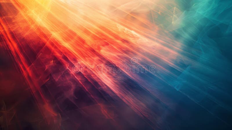 Vibrant Abstract Light Rays on Multicolored Gradient Background for ...