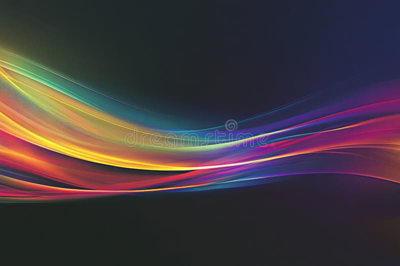 Vibrant Abstract Light Streaks Create a Dynamic Visual Display with ...