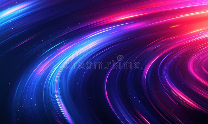 Vibrant Abstract Light Trails in Blue, Pink, and Purple Hues Creating ...