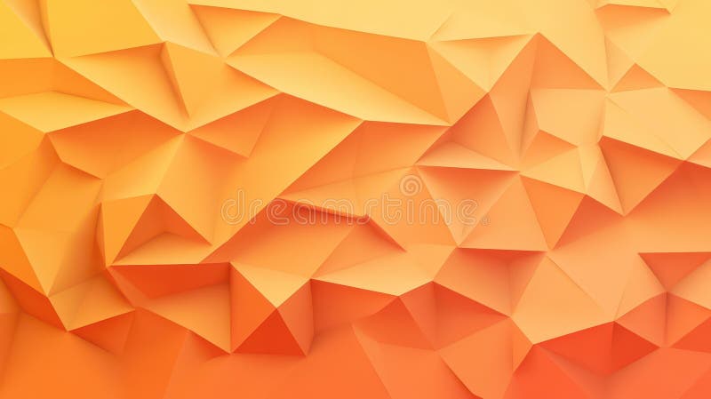Vibrant Abstract Mosaic Background Features Stunning Orange Gradient Triangles, Bringing a ...