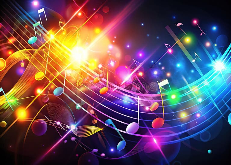 Visual Colorful Sharp Notes Stock Illustrations – 108 Visual Colorful ...