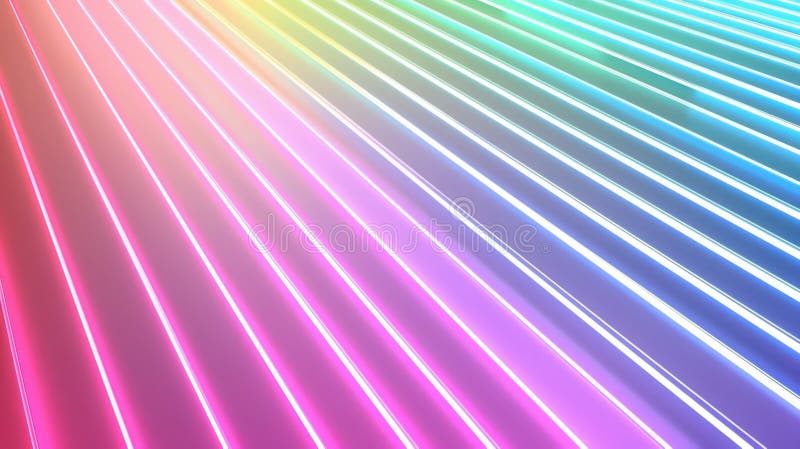 Vibrant Abstract Neon Light Lines Background Stock Image - Image of ...