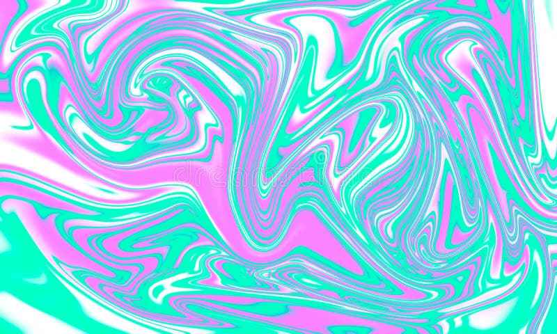 Vibrant Abstract Neon Psychedelic Texture. Pink and Blue Colors Stock ...