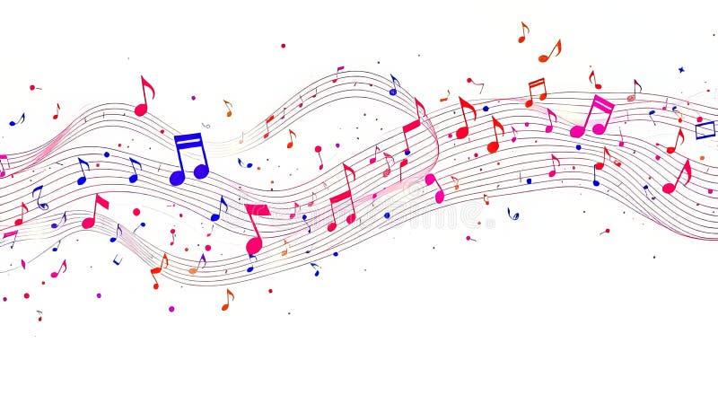 Vibrant Abstract Neural Network Music Visualization a Colorful Dynamic ...