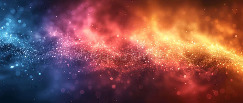 Vibrant Abstract Night Sky with Grainy Textures and Shining Stars Stock ...