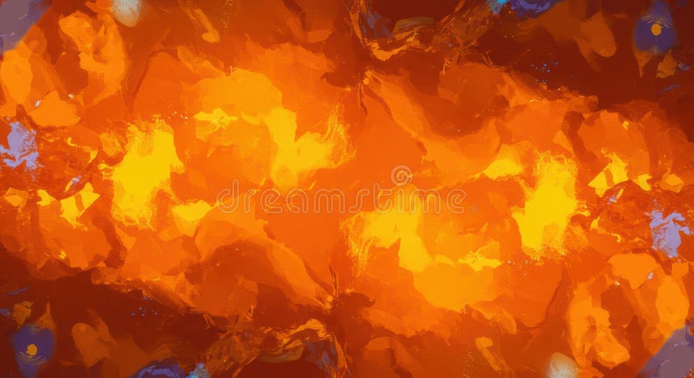 Vibrant Abstract Orange Patterns with Dynamic Fiery Texture Stock Photo ...