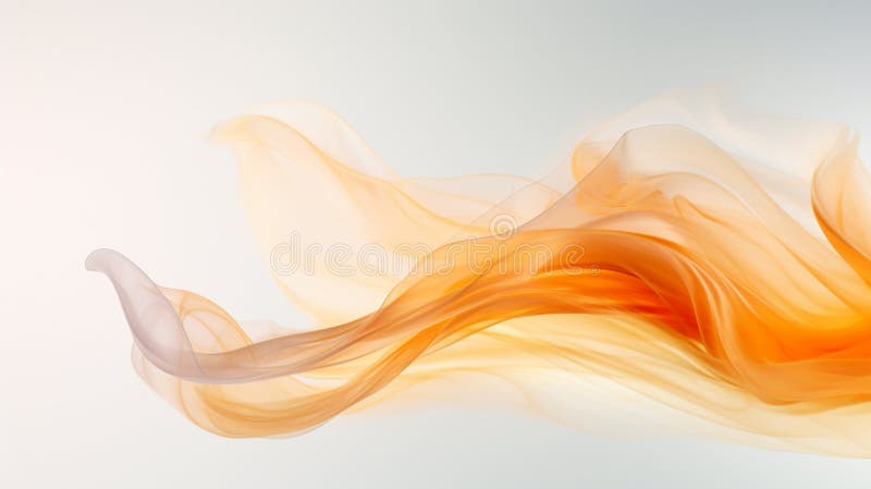 Vibrant Abstract Orange Smoke Swirling, Captivating and Dynamic ...