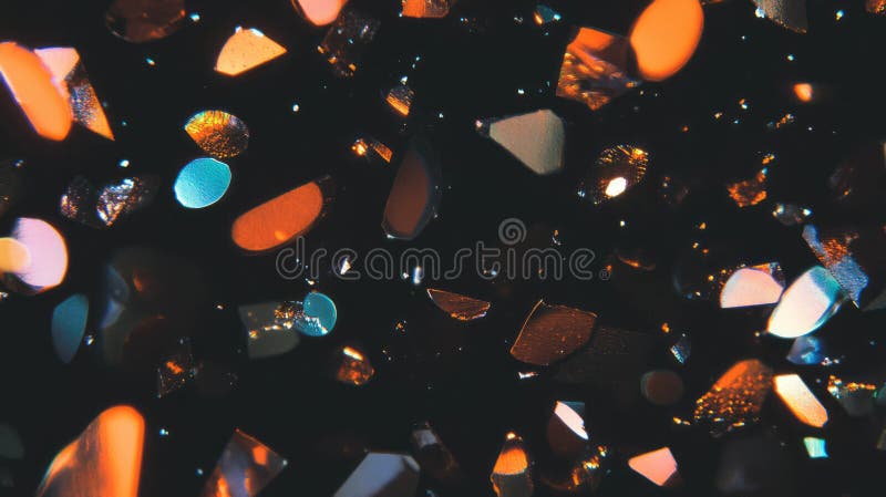 Vibrant Abstract Overlay of Muted Textures on Black Background for ...