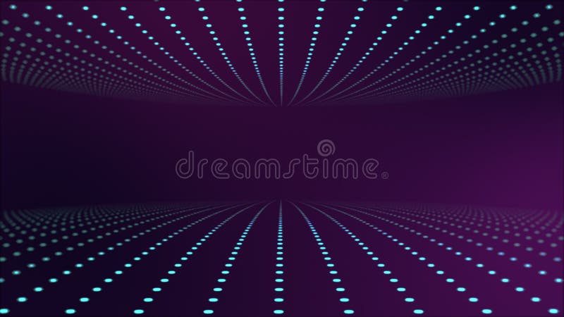 Vibrant Abstract Pattern with Glowing Dots. Loop Background Stock Video ...