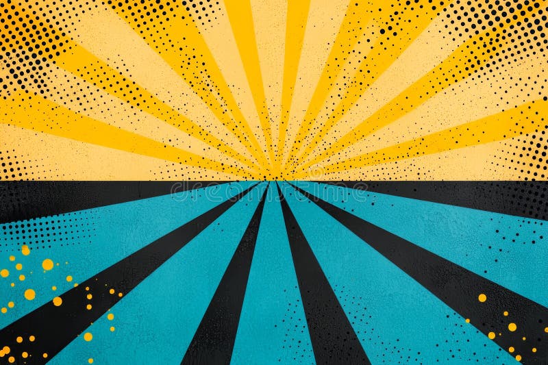 Vibrant Abstract Pop Art Background with Dynamic Lines Stock ...