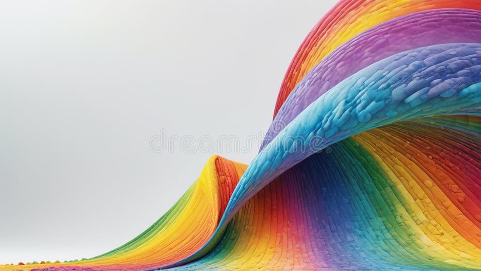 Vibrant Abstract Rainbow Patterns a Visual Exploration of Mathematical ...