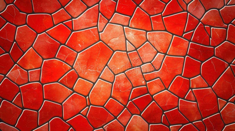 Vibrant Abstract Red Mosaic Design for Dynamic and Eyecatching ...
