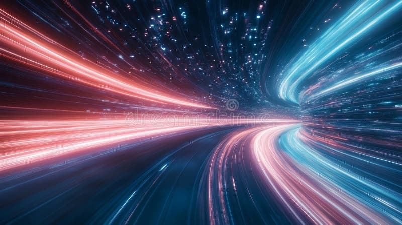 A Vibrant, Abstract Representation of Speed and Motion with Dynamic ...