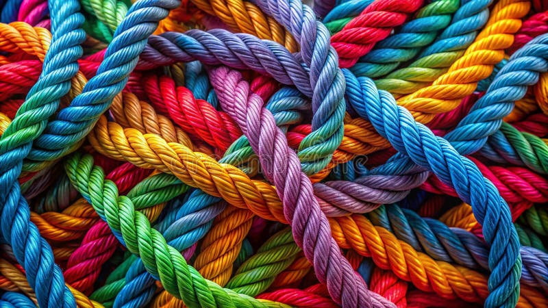 Vibrant Abstract Rope Texture a Stunning Visual Feast for Design ...