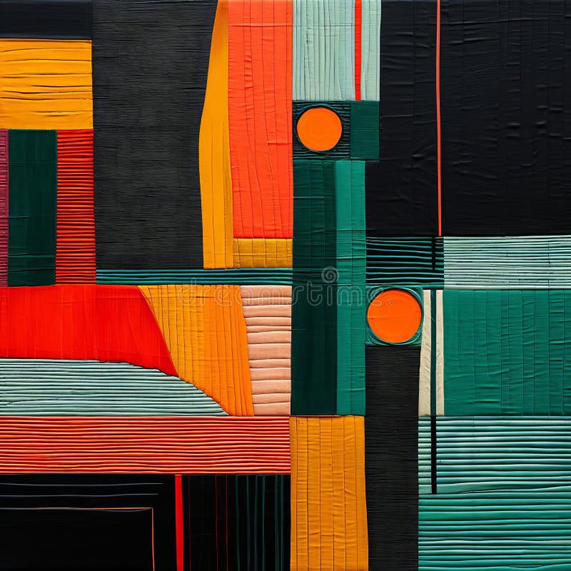Vibrant Abstract Rug Designs Inspired by Modular Constructivism Stock ...