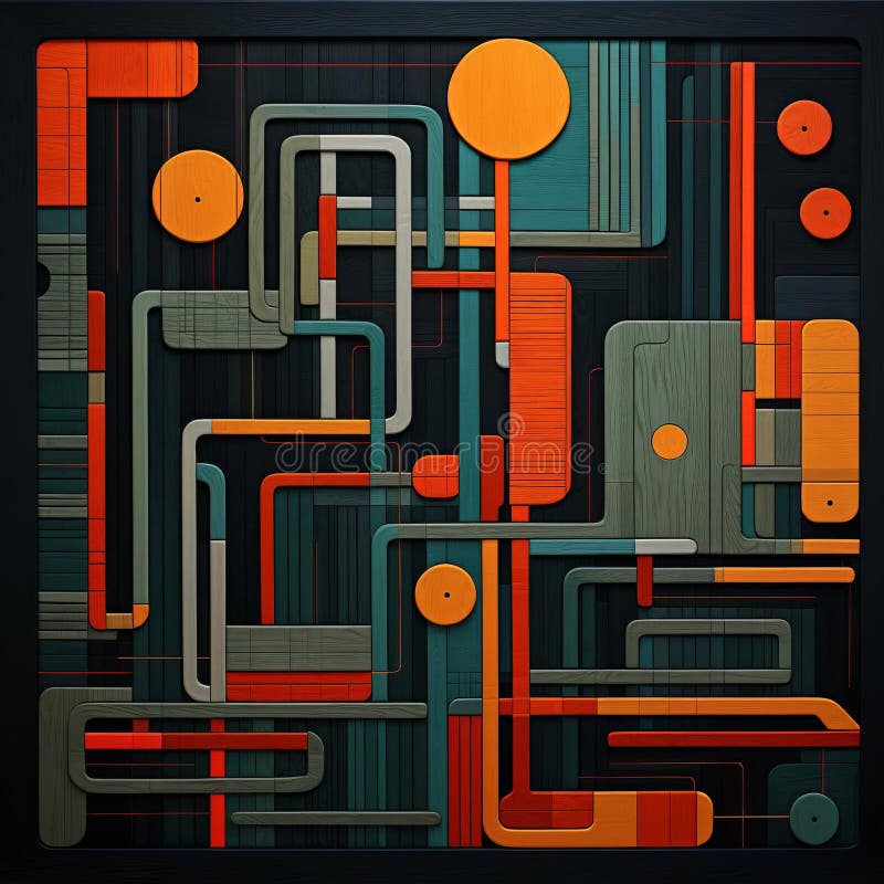 Vibrant Abstract Rugs with Modular Constructivist Designs Online Stock ...