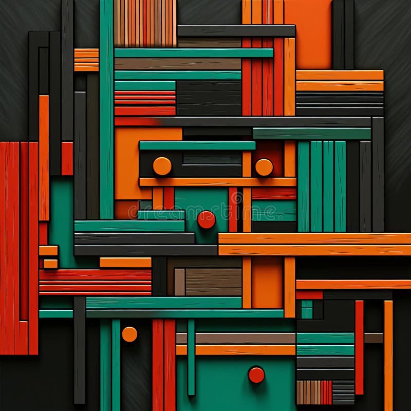 Vibrant Abstract Rugs Online with Modular Constructivist Designs Stock ...