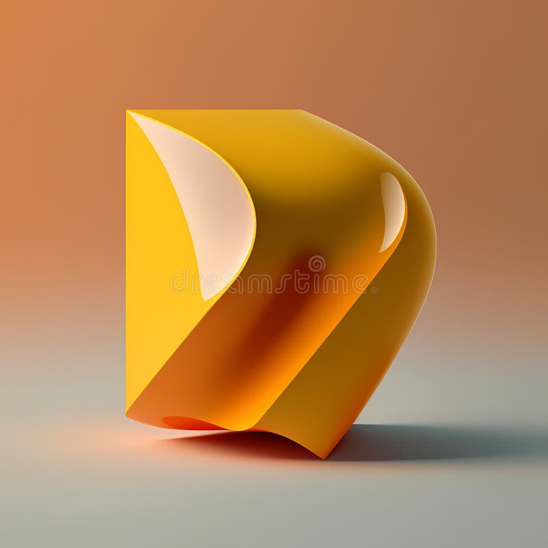 Vibrant Abstract Shapes: a Bright and Solid Multi-Colored Object ...