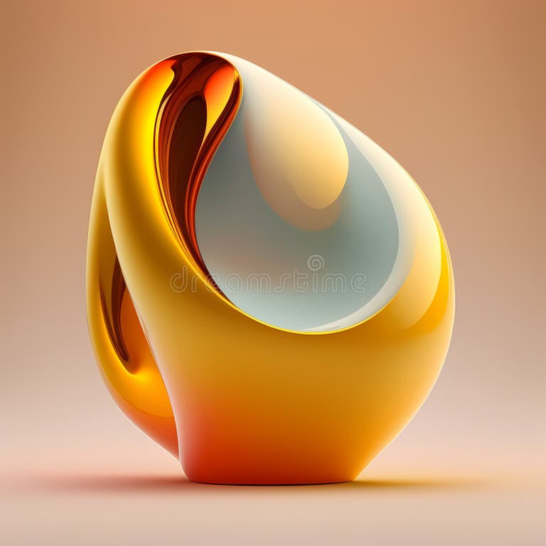 Vibrant Abstract Shapes: a Bright and Solid Multi-Colored Object ...