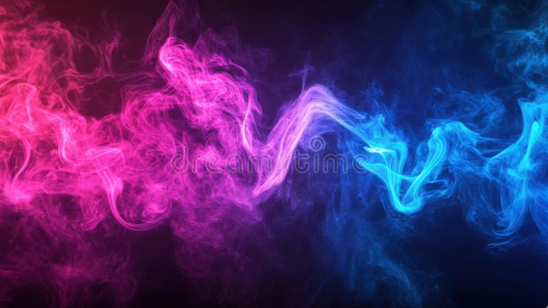 Vibrant Pink Blue Smoke Abstract Background Creative Design Projects ...