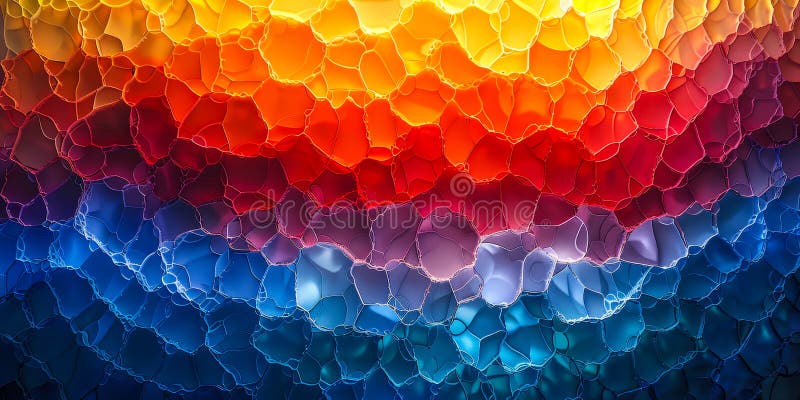 Vibrant Abstract Spectrum Waves Background Illustrating Unity and ...