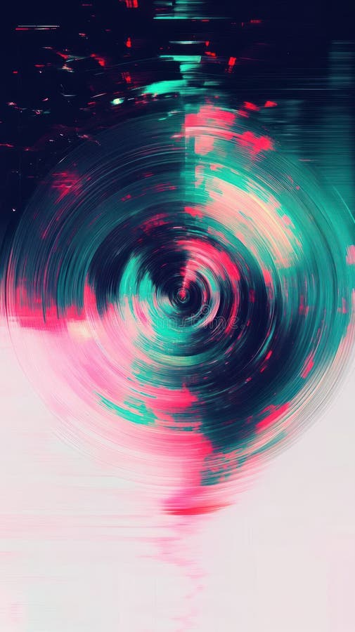 A Vibrant Abstract Swirl of Colors Creating a Sense of Motion and Depth ...