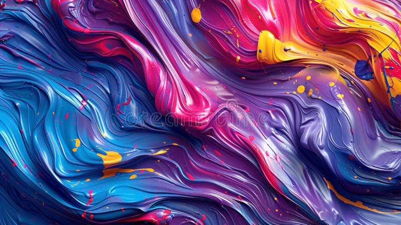 Vibrant Abstract Swirl of Colors in a Mesmerizing Pattern on a Textured ...