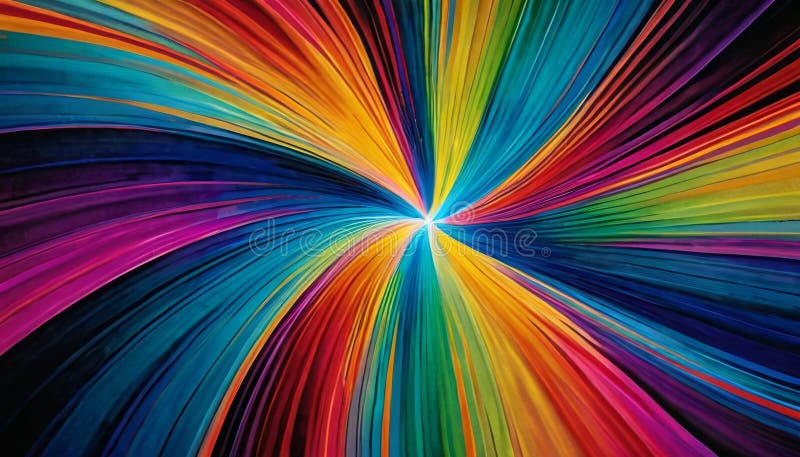 Colorful Abstract Swirl of Rainbow Fabric Stock Image - Image of ...