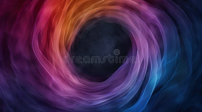 Vibrant Abstract Swirling Vortex Stock Illustration - Illustration of ...